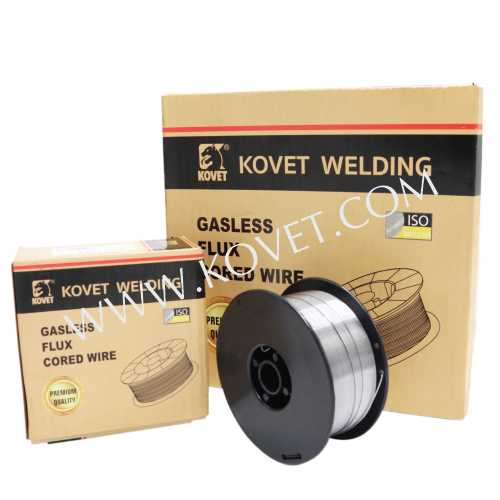 ลวดเชื่อมเหล็กเหนียว (ไม่ใช้แก๊ส) FCW KOVET E71T-GS #0.8x1กก.